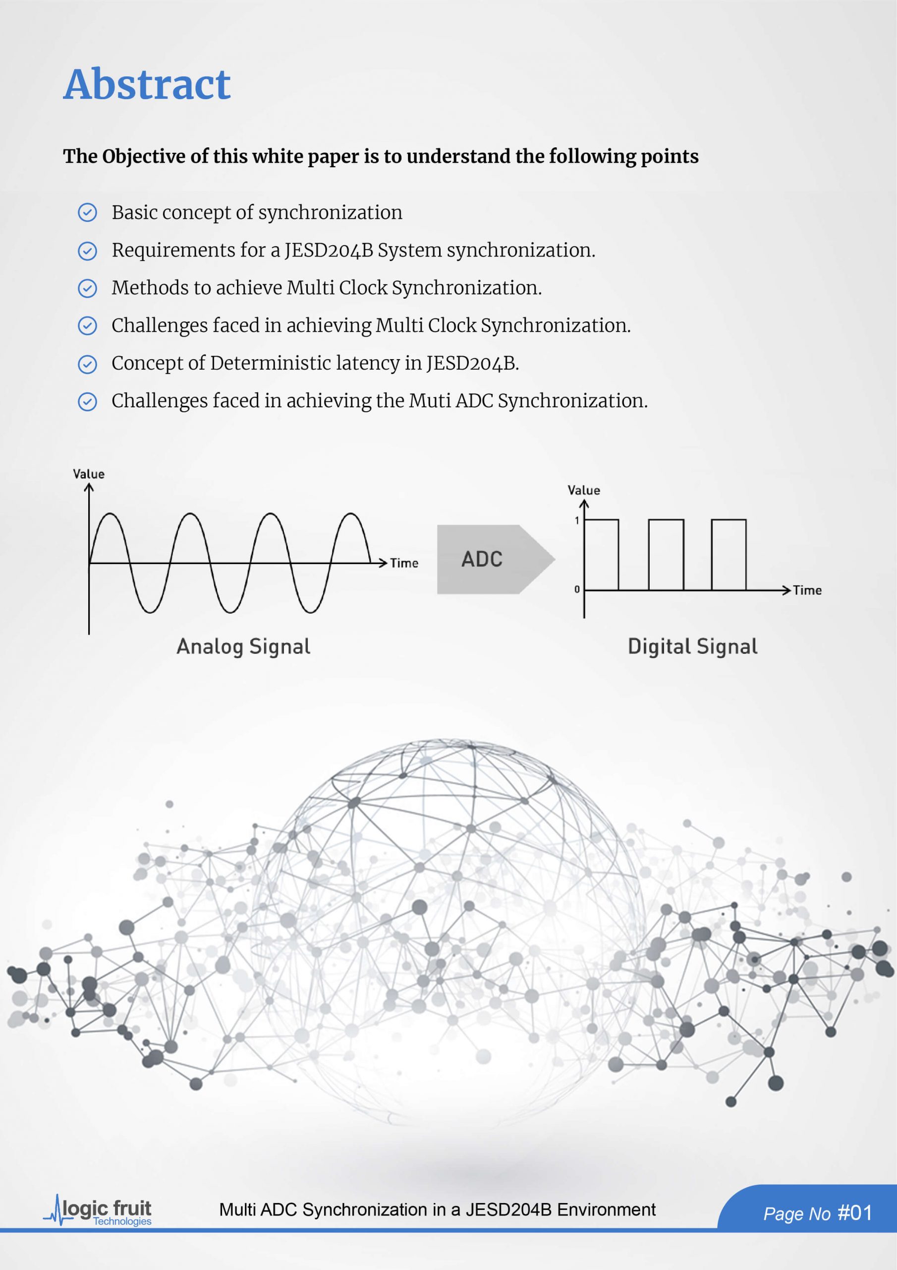 Multi Adc Synchronization In A Jesd204b Environment